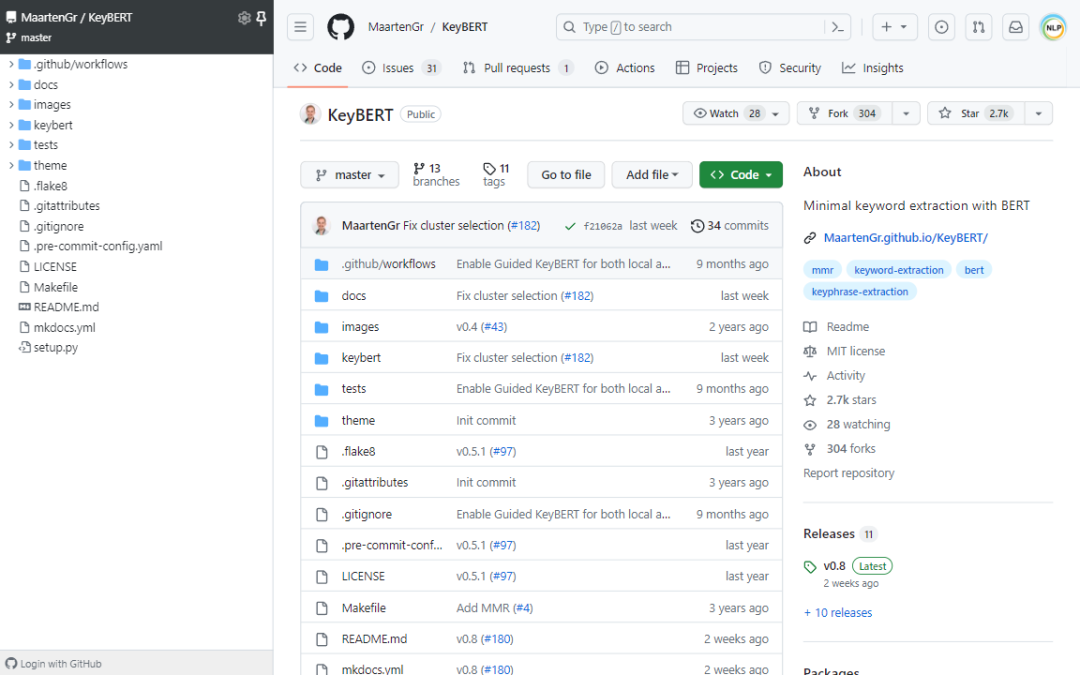KeyBERT：使用BERT抽取关键词_人工智能干货推荐-商业新知