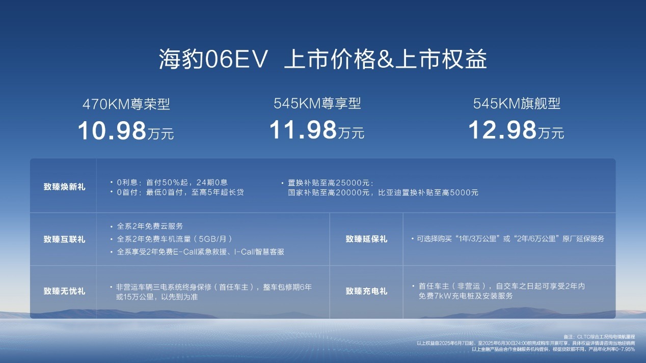 比亚迪全新家用轿跑！海豹06EV上市售价10.98万元起_姚科技-商业新知