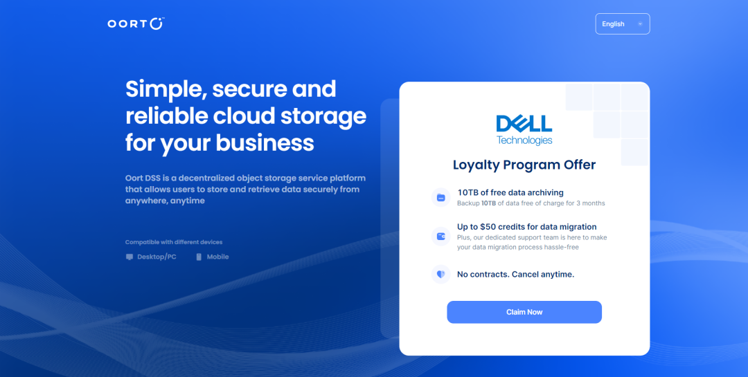 科技巨头戴尔全球忠诚度计划，Oort提供独家Web3去中心化存储服务 - 脉脉