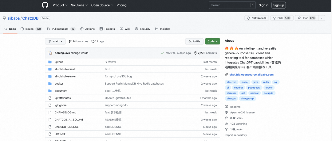 阿里开源 Chat2DB！集成了 AIGC 的免费数据库工具_程序IT圈-商业新知